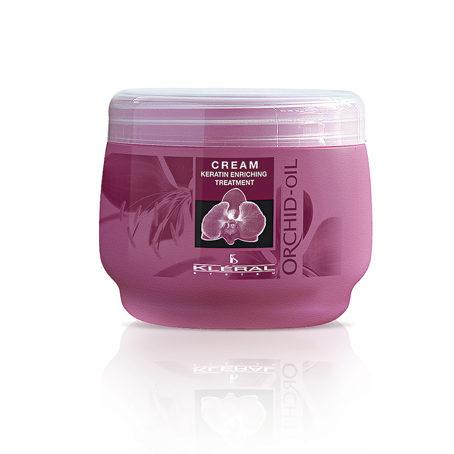 Kleral Orchid-Oil Cream Keratin Μάσκα για ξηρά μαλλιά 500ml – Romylos ...